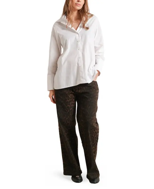 NOM MATERNITY Slouch Underbelly Boyfriend Jeans