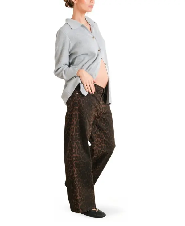 NOM MATERNITY Slouch Underbelly Boyfriend Jeans