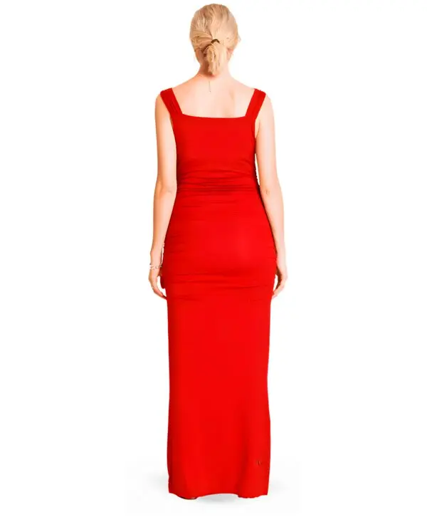 NOM MATERNITY Zoey Body-con Maxi Dress With Sweetheart Neckline