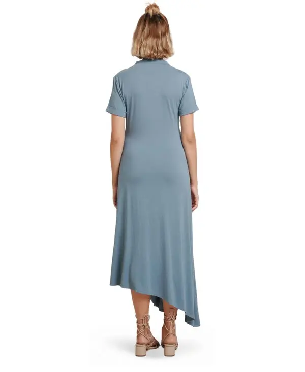 NOM MATERNITY Talia Twist Waist Maxi Dress