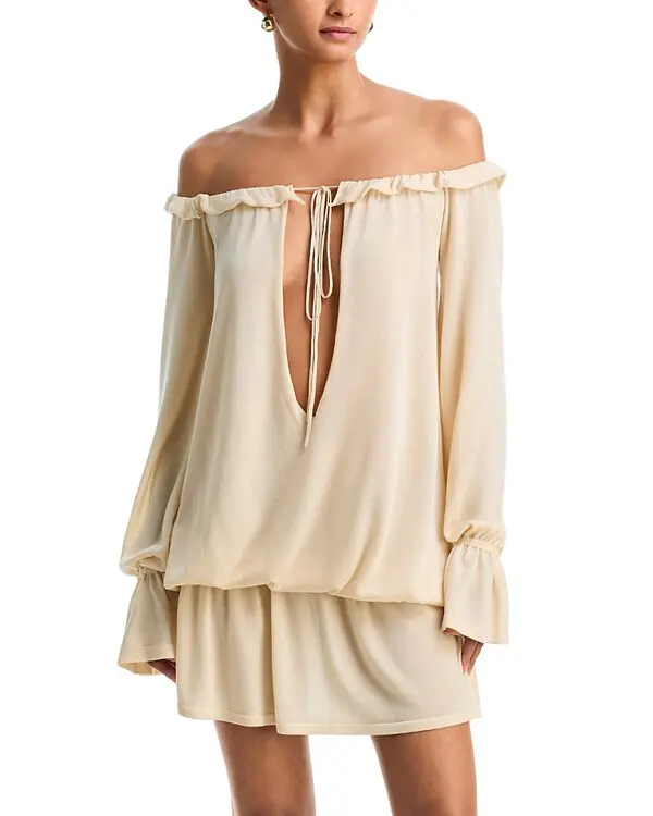 AYA MUSE Cryo Mini Dress - Buttercream