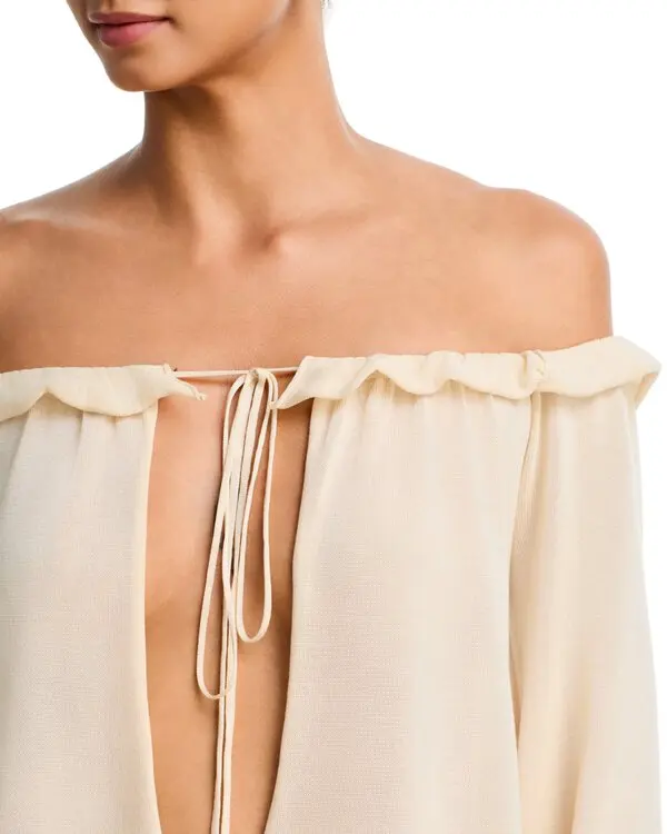 AYA MUSE Cryo Mini Dress - Buttercream