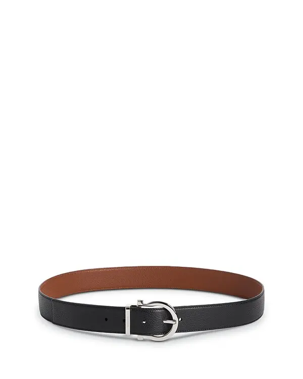 FERRAGAMO Gancini Reversible Leather Belt