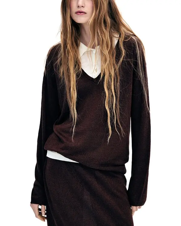 AYA MUSE Eirae Linen Blend Top