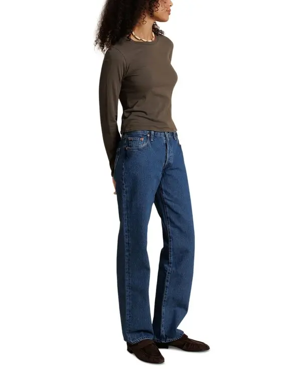 PERFECTWHITETEE Jamie Cotton Long Sleeve Tee