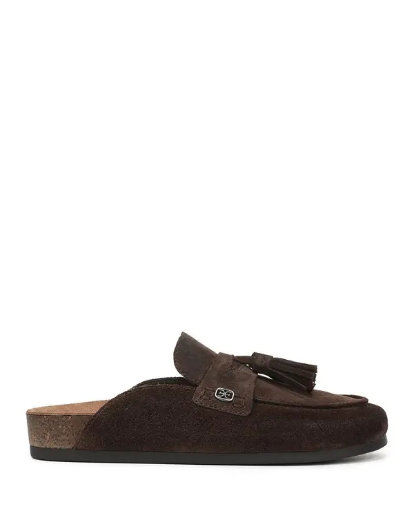 Sam Edelman Astrid Suede Mules - Espresso Bean