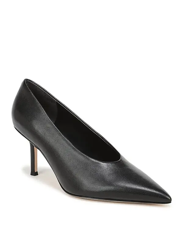 FAVORITE DAUGHTER Zoe Leather Pumps - Black