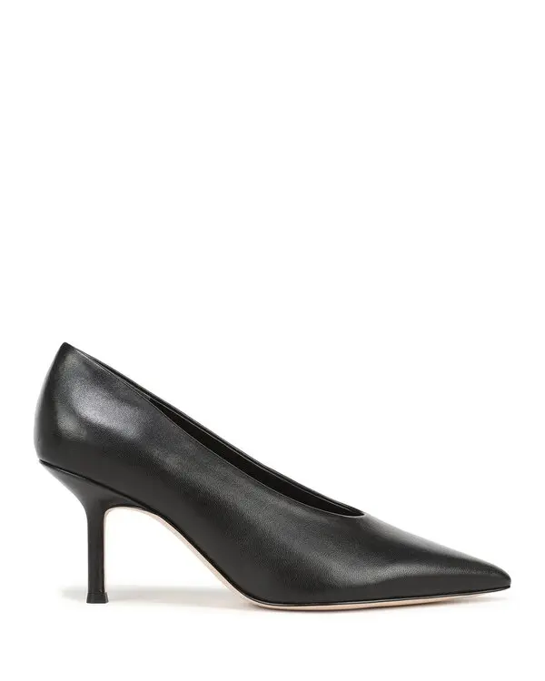 FAVORITE DAUGHTER Zoe Leather Pumps - Black