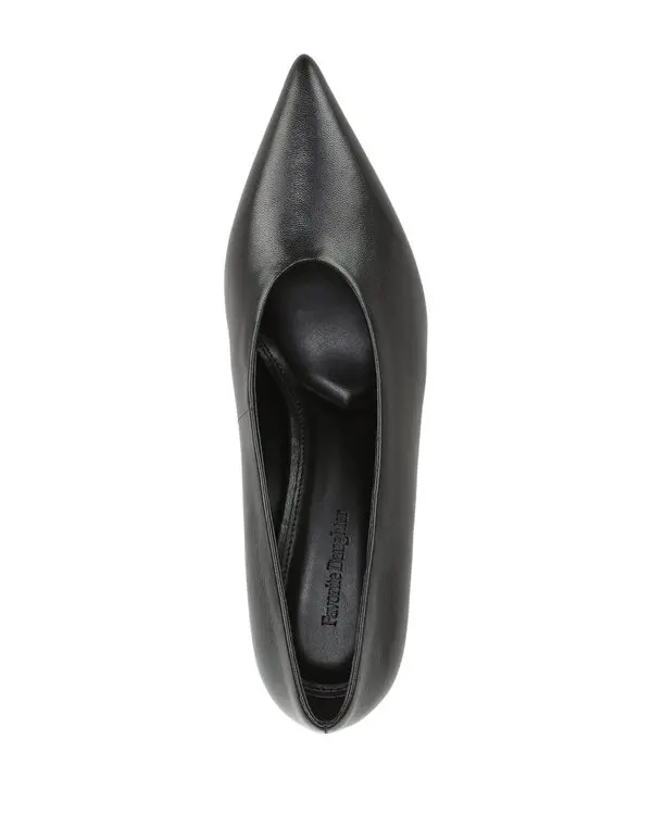 FAVORITE DAUGHTER Zoe Leather Pumps - Black