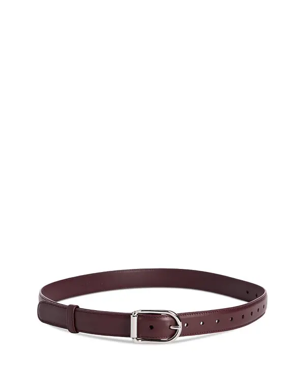 Altuzarra Classic Buckle Leather Belt