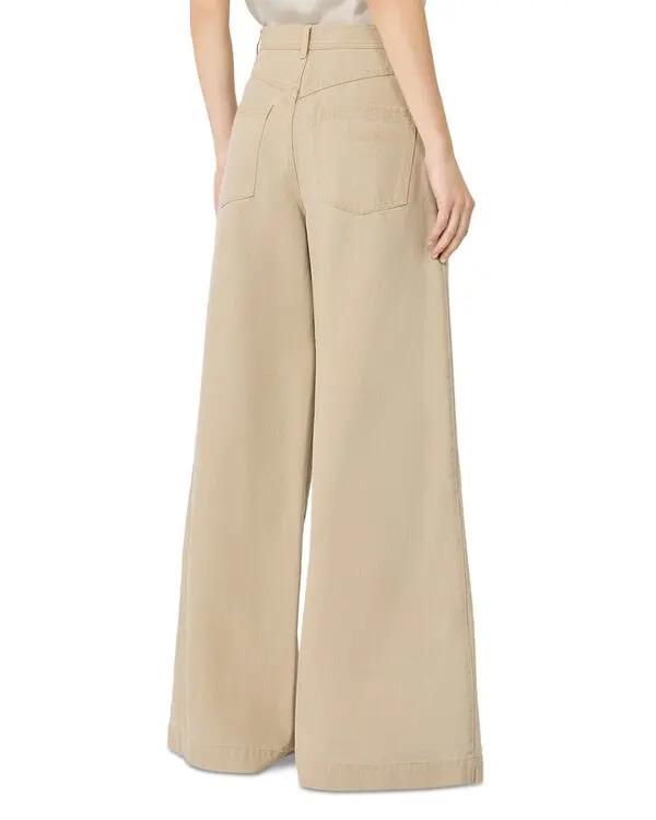 Max Mara Mxmalamaro Wide Leg Pants - Stone