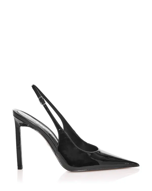 Sam Edelman Tegan Patent Leather Slingback Pumps - Black