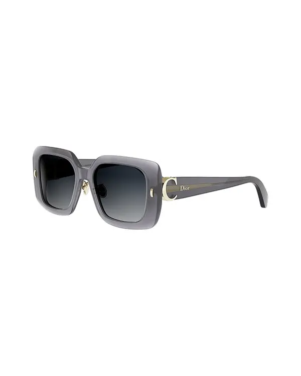 Dior Square Frame Sunglasses - Grey / Other / Gradient Smoke