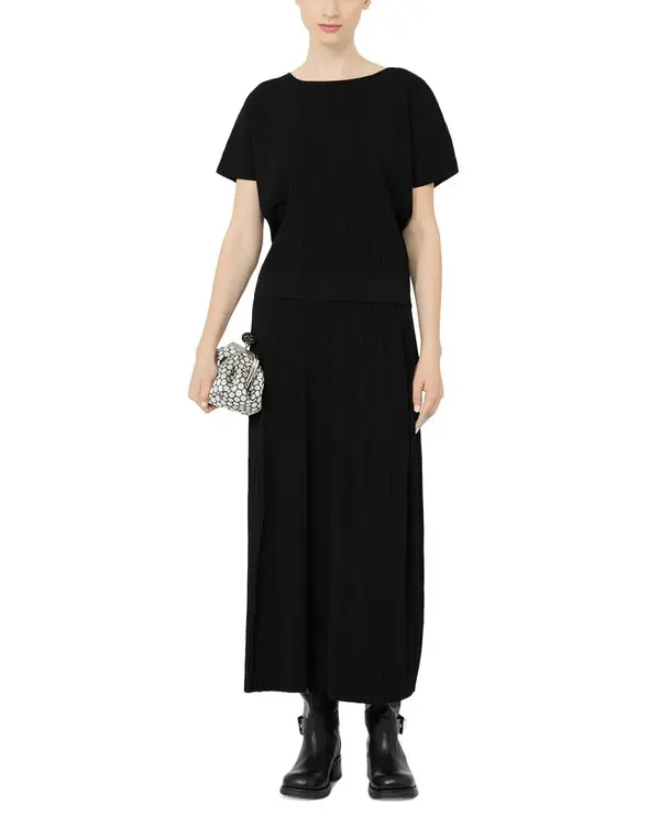 Max Mara Pleated Midi Skirt