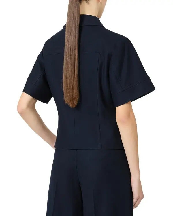 Max Mara Mxmrisorsa Short Sleeve Jacket - Ultramarine