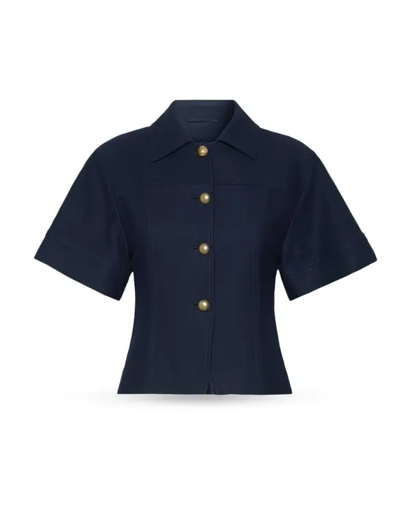 Max Mara Mxmrisorsa Short Sleeve Jacket - Ultramarine