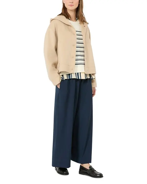 Max Mara Wkdelmo Cropped Wool Trousers