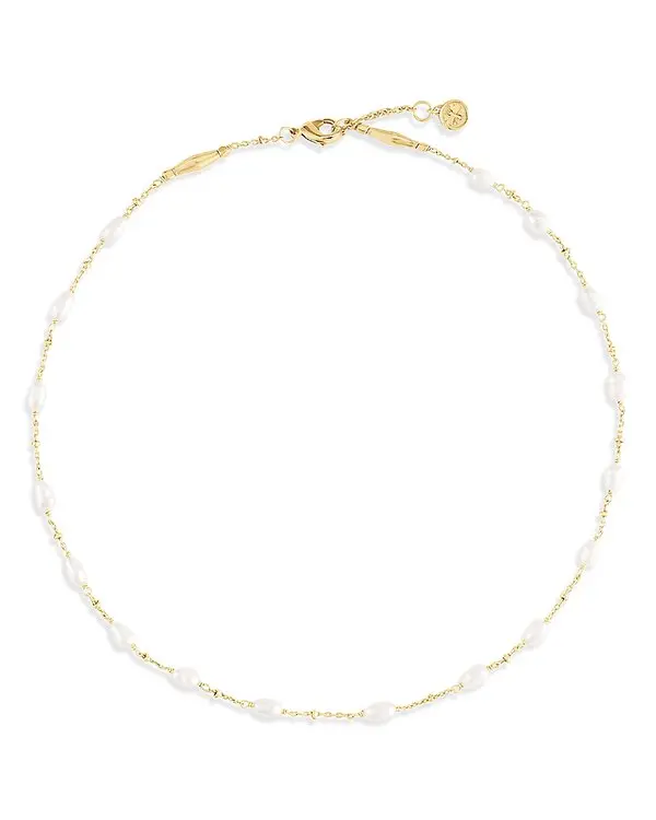 ANABEL ARAM Milos Beaded Necklace, 16-17 - Pearl