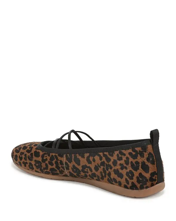 Vince Coralie Calf Hair Ballet Flats - Brown Multi