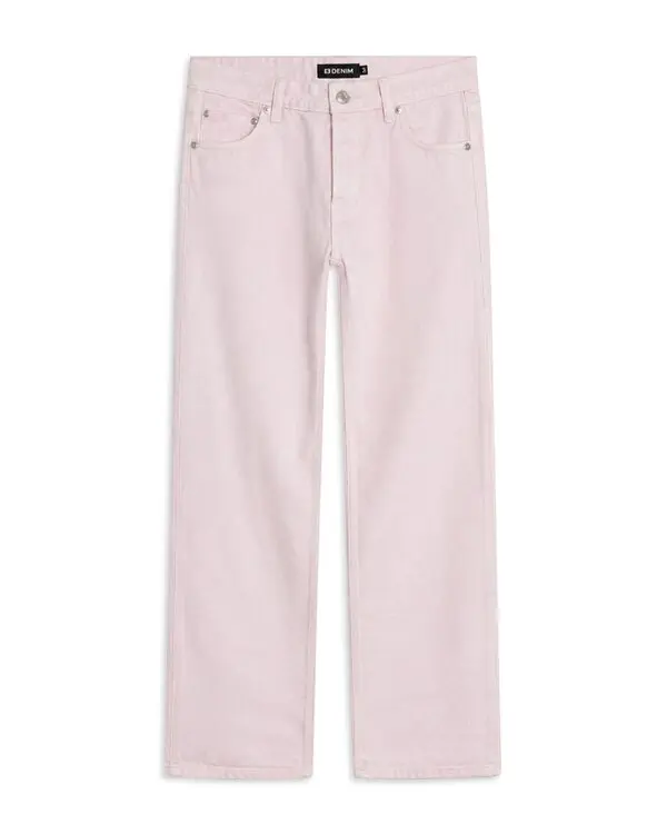 EB DENIM Low Rise Baggy Jeans - Soft Pink