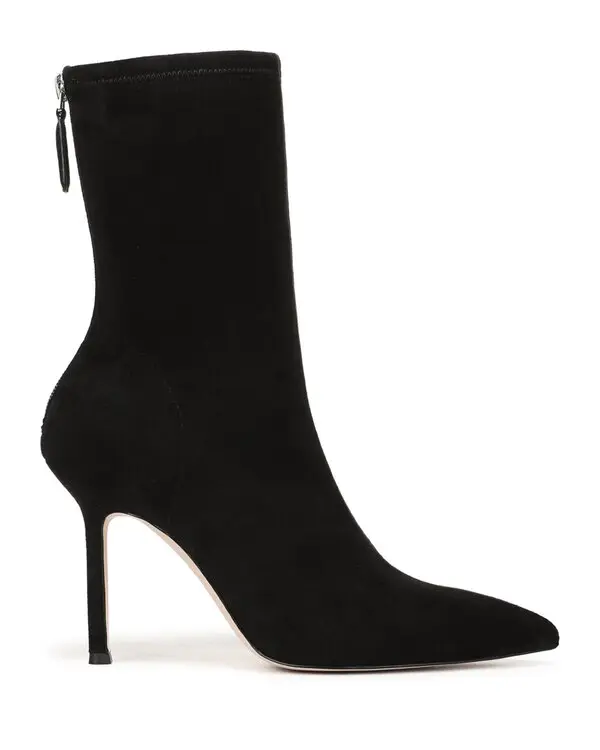 FAVORITE DAUGHTER Ryder Suede Ankle Boots With Stiletto Heel