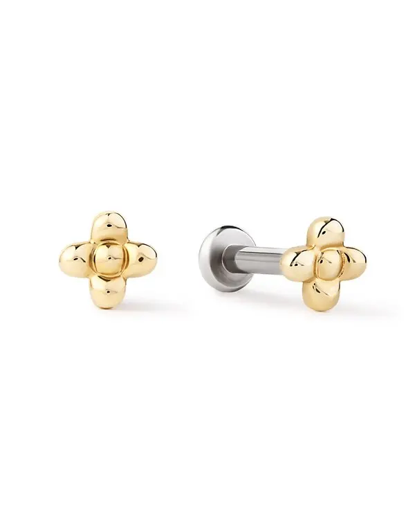 ANA LUISA Solid Yellow Liora Flatback Studs