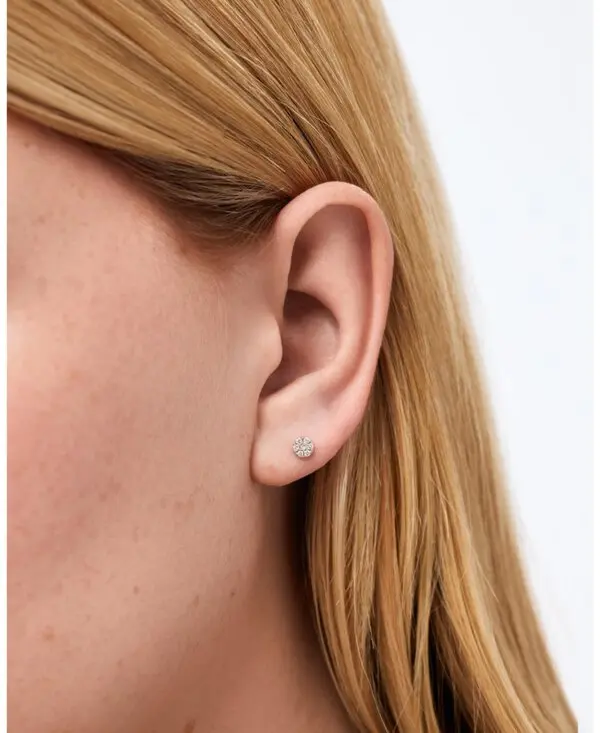 ANA LUISA Solid Yellow Lab-grown Diamond Heart Flatback Single Stud