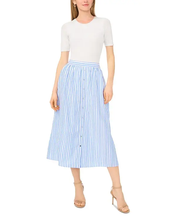 Vince Camuto Striped Maxi Skirt