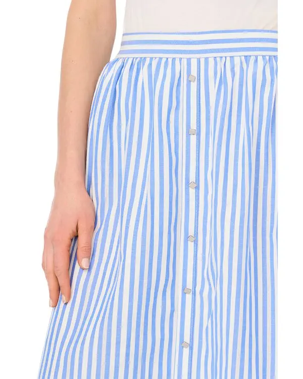 Vince Camuto Striped Maxi Skirt