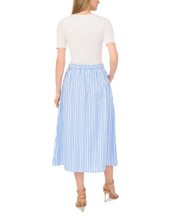 Vince Camuto Striped Maxi Skirt
