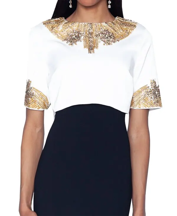 Shani Beaded Popover Gown
