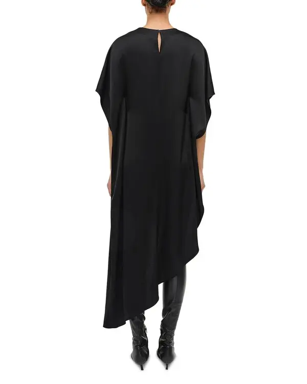 Simkhai Sadia Satin Mini Cape Dress