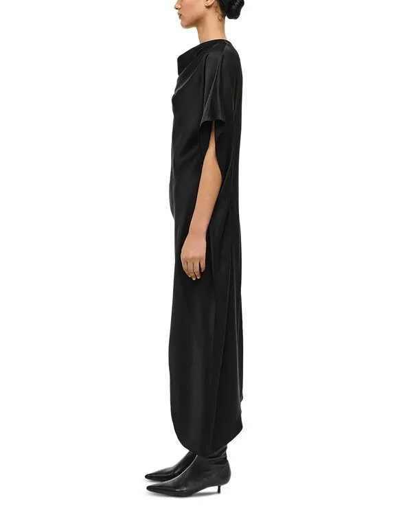 Simkhai Sadia Satin Mini Cape Dress