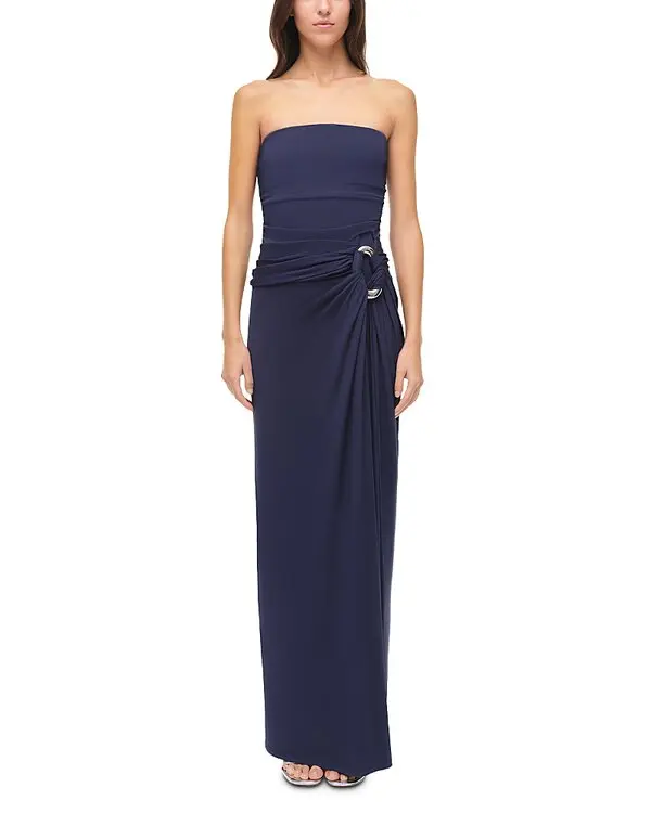 Simkhai Sleeveless Bustier Gown - Midnight