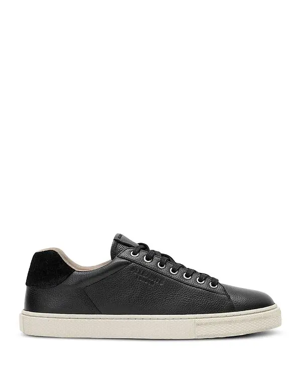 ALLSAINTS Tucker Leather & Suede Low Top Sneakers - Black