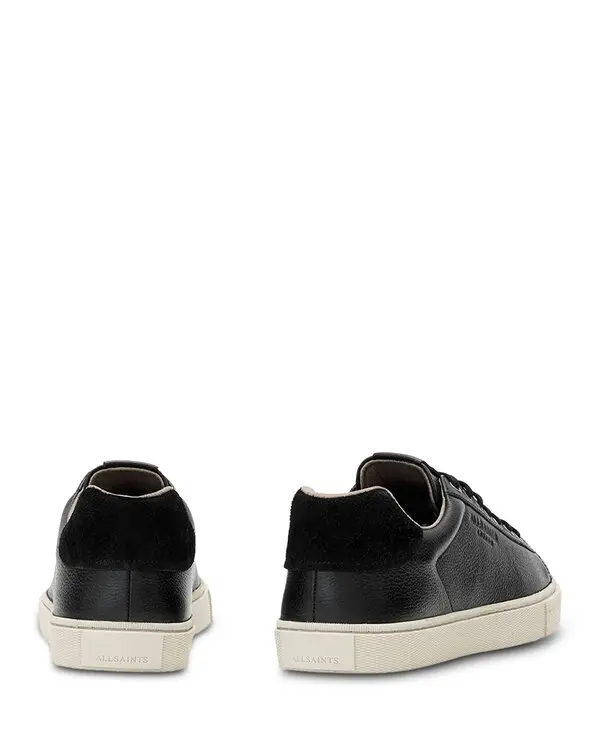ALLSAINTS Tucker Leather & Suede Low Top Sneakers - Black