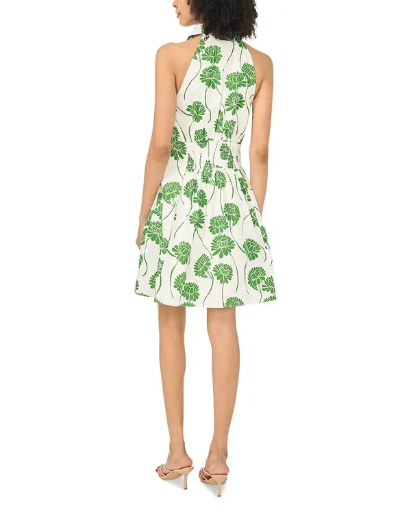 1.State Smocked Waist Cotton Dress