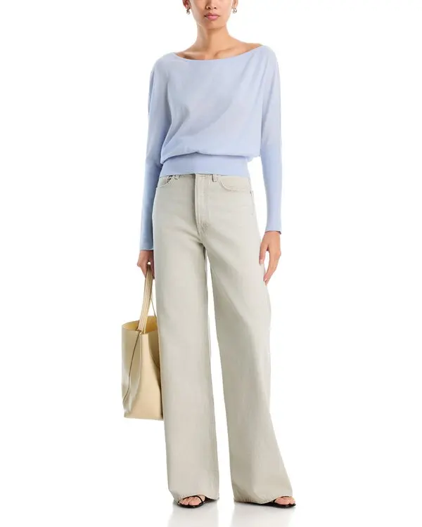 Simkhai Lavina Draped Wool Blend Sweater