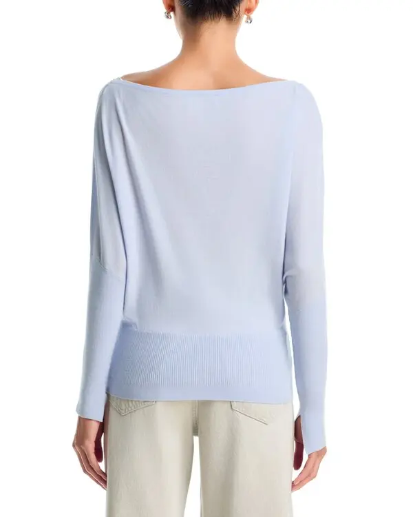 Simkhai Lavina Draped Wool Blend Sweater