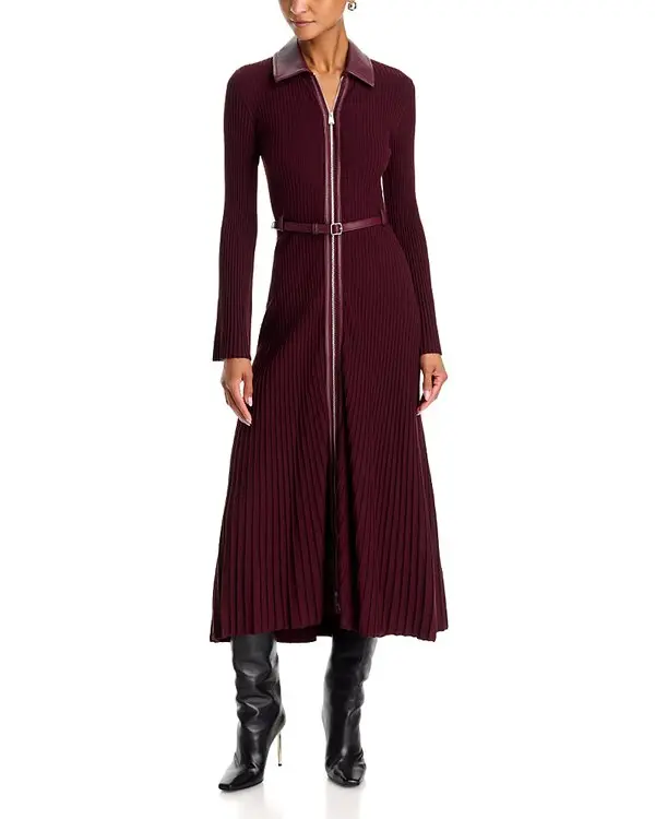 Simkhai Ismelle Collared Midi Dress