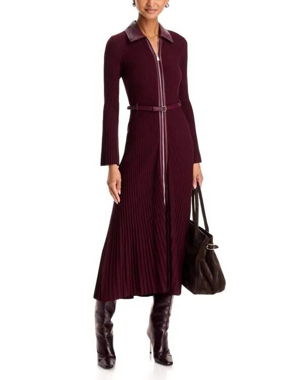 Simkhai Ismelle Collared Midi Dress