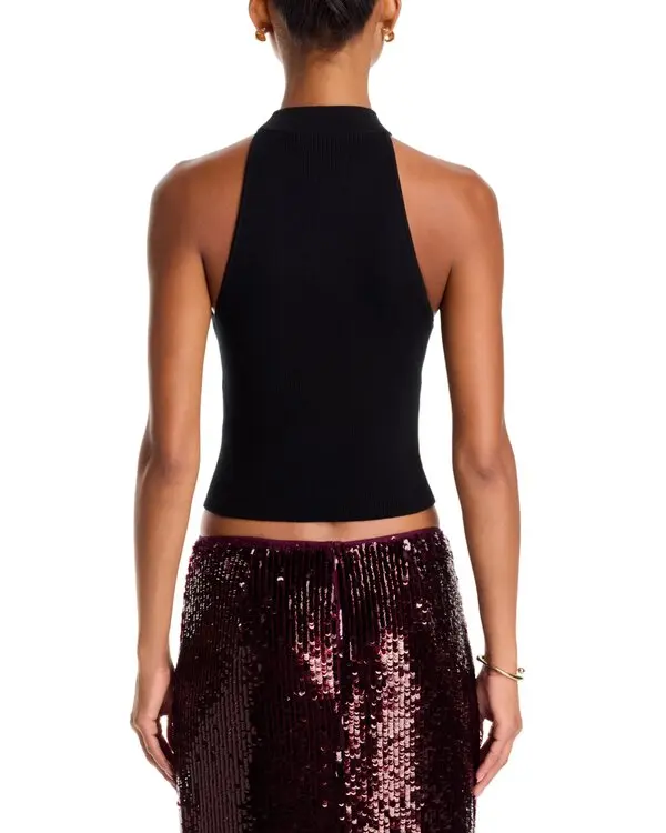 Simkhai Renlen Sleeveless Merino Wool Halter Top