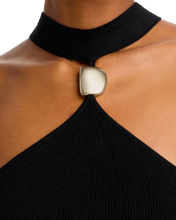 Simkhai Renlen Sleeveless Merino Wool Halter Top