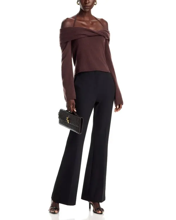 Simkhai Cambria Off-the-shoulder Wool And Cashmere Top