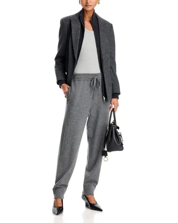 Simkhai Auden Knit Combo Layered Blazer