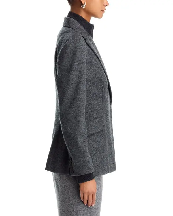 Simkhai Auden Knit Combo Layered Blazer