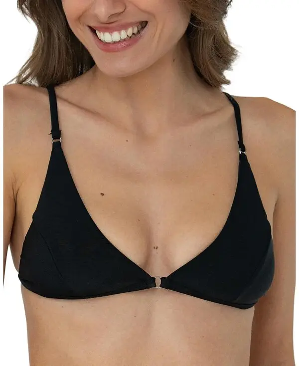 BRIGHT SWIMWEAR Freya Bikini Top - Black