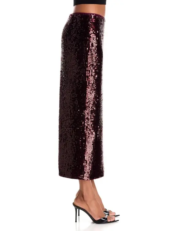Simkhai Nikki Sequin Midi Skirt
