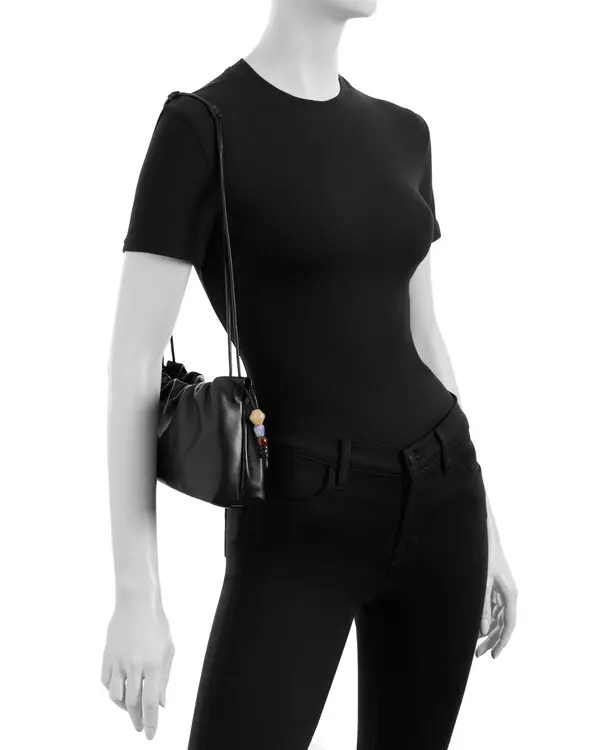 REFORMATION Solene Small Leather Pouch Shoulder Bag