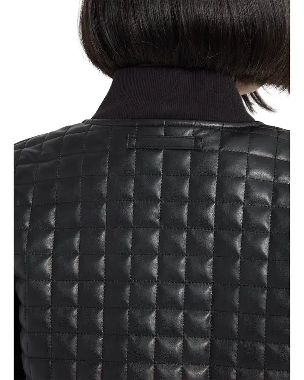 Lyssé Agnes Quilted Faux Leather Jacket
